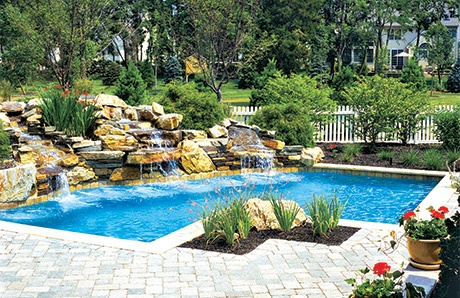 Natural Rock Waterfalls in Swimming Pools: 12 Inspiring Examples in ...