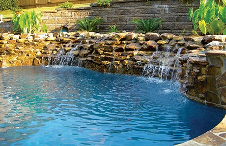 Natural Rock Waterfalls in Swimming Pools: 12 Inspiring Examples in ...
