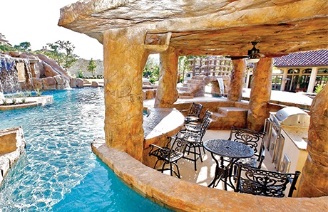 What is a Swim-Up Pool Bar?—and How to Add One to Your Backyard