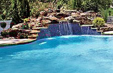 Natural Rock Waterfalls in Swimming Pools: 12 Inspiring Examples in ...