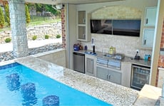 What is a Swim-Up Pool Bar?—and How to Add One to Your Backyard