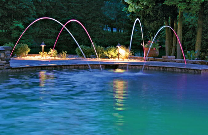 10 Beautiful Features for Your Gunite Swimming Pool in Pictures