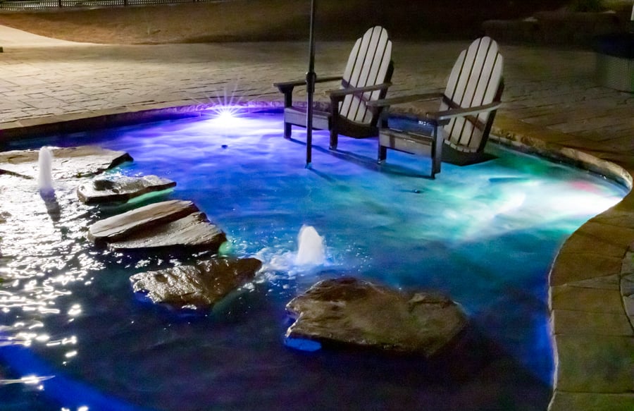 15 brilliant ideas—in photos—for lighting custom pools & spas