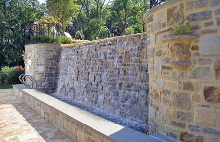 What is a reverse infinity-edge swimming pool?