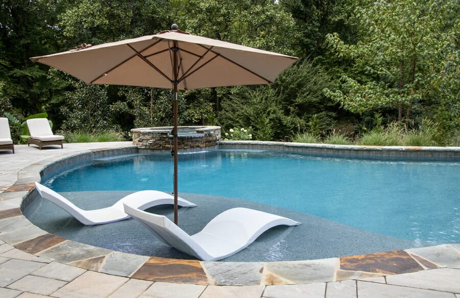 Swimming Pool Sun Shelves Uses, Benefits, and Options—With Photos