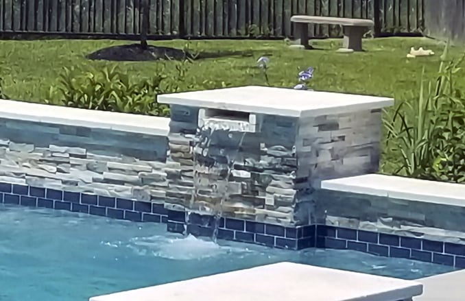 Pool Scupper / Spout Water Features with Stunning Examples