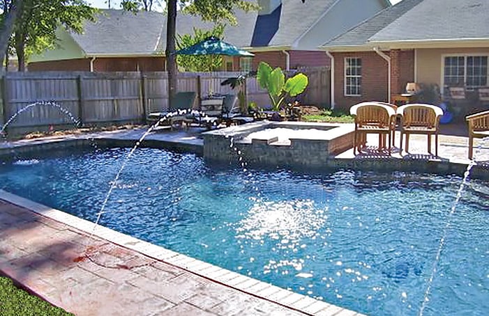 10 Swimming Pool Water Feature Ideas (Besides Rock Waterfalls)