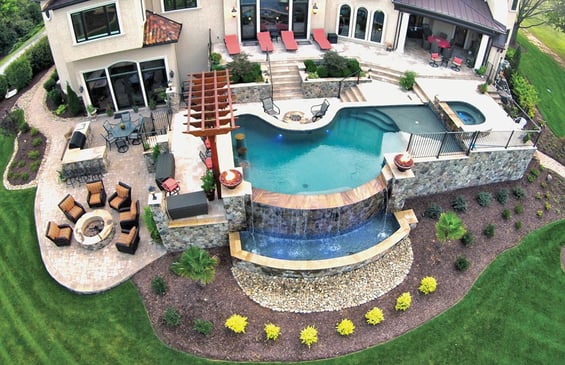 Multi-level Pool Deck Ideas—With Photo Examples