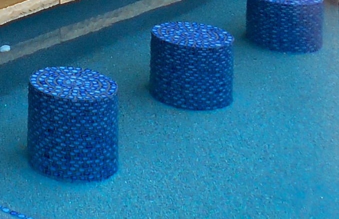 In-Pool Tables, Stools, Benches: Design Options for “Swim-up Dining”