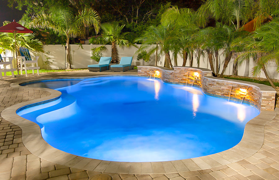 15 brilliant ideas—in photos—for lighting custom pools & spas
