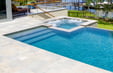 Swimming Pool Entry Steps: Designing for Extra Fun, Utility and Beauty