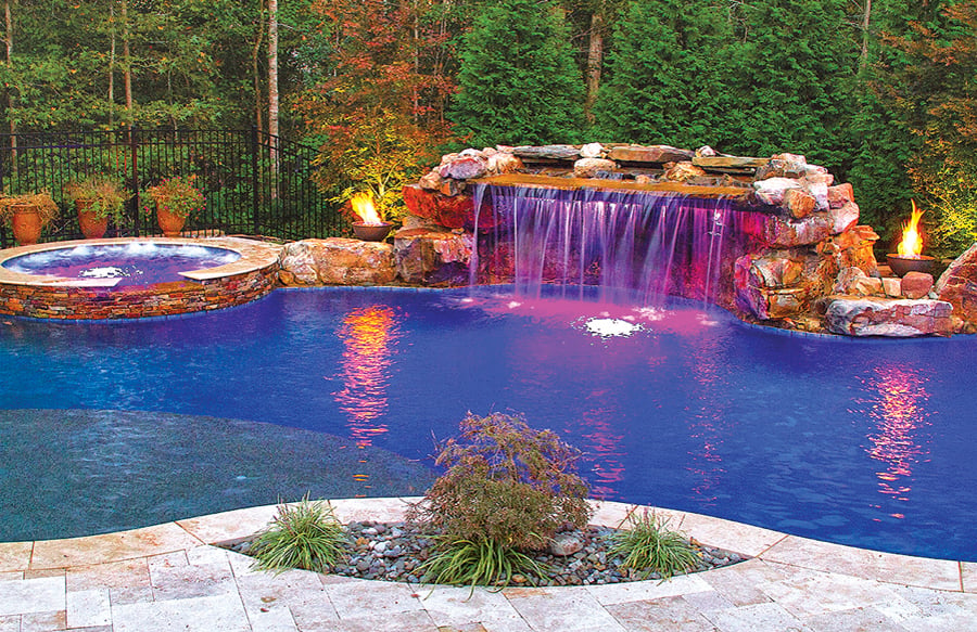 15 brilliant ideas—in photos—for lighting custom pools & spas