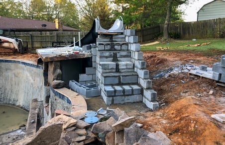 Rock Waterfall Swimming Pool Slides—Detailed Guide & Photos