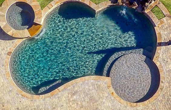 Swimming Pool Entry Steps: Designing for Extra Fun, Utility and Beauty