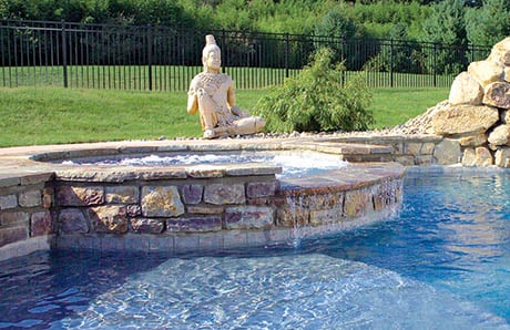 Pool & Spa Design Trends: 10 Dam Wall/Spillway Styles—in photos