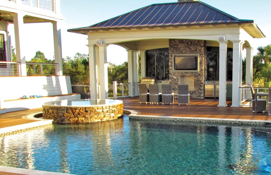 Custom Poolside Kitchen Layouts: Planning Ideas