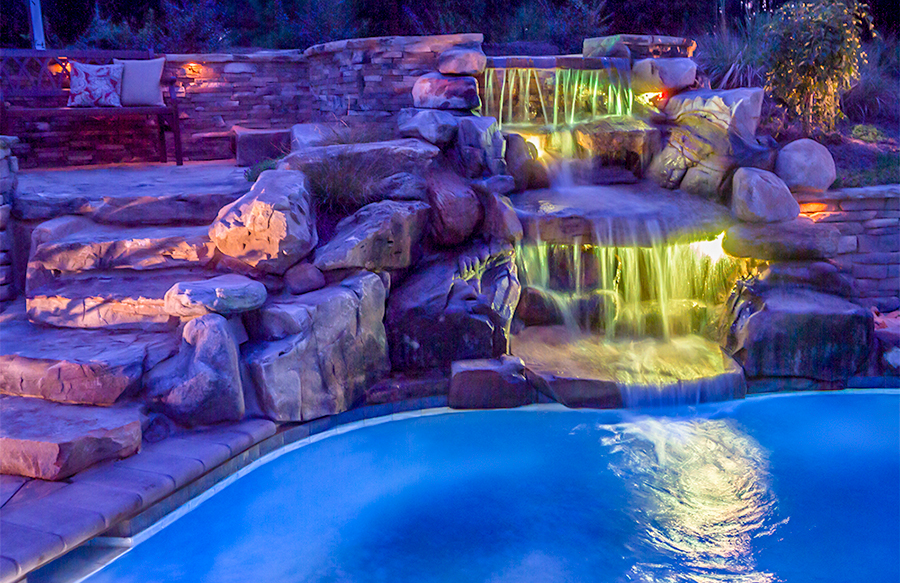 15 brilliant ideas—in photos—for lighting custom pools & spas