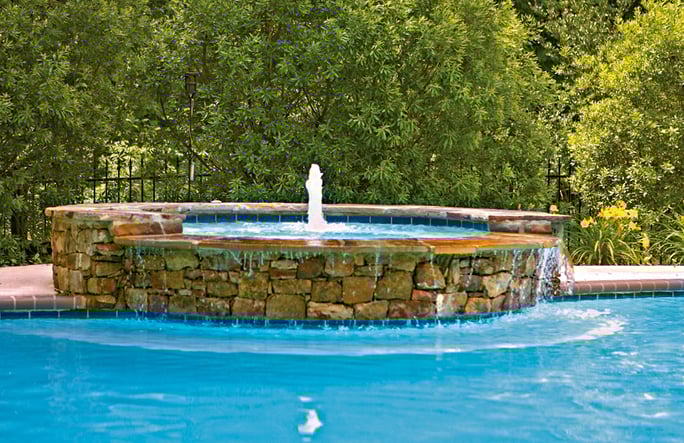 10 Swimming Pool Water Feature Ideas (Besides Rock Waterfalls)