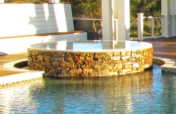 What is a rim flow spa on a custom swimming pool? (with design photos)