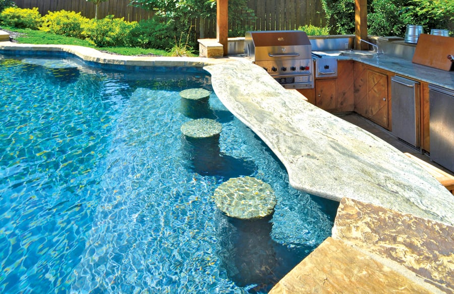 Custom Poolside Kitchen Layouts: Planning Ideas
