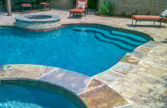 Swimming Pool Entry Steps: Designing for Extra Fun, Utility and Beauty
